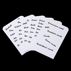Trading Card Divider Cards Plastic Card Dividers Baseball Card Dividers Trading Card Dividers for Card Games and Sports Cards (40 Pieces)