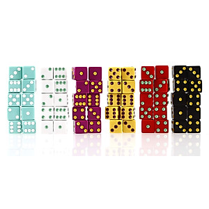 TENZI Party Pack Dice Game Bundle with 77 Ways to Play A Fun, Fast Frenzy for The Whole Family - 6 Sets of 10 Colored Dice - Colors May Vary