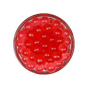 TEA ZONE Apex Popping Pearls Jar, Strawberry, 112.9 Ounce