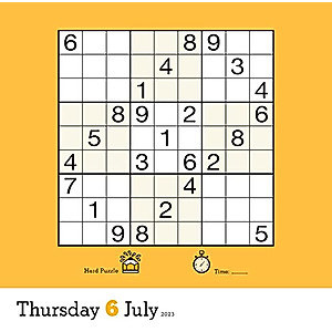 Original Sudoku Page-A-Day Calendar 2023: 365 Puzzles from the Editors at Nikoli