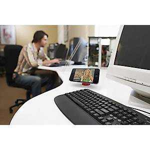 STKR Concepts Simple Sucker - Flexible Smartphone Mount - Red