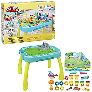 Play-Doh All-in-One Creativity Starter Station Activity Table Playset, Preschool Toys, Starter Sets, Kids Arts & Crafts, Ages 3+