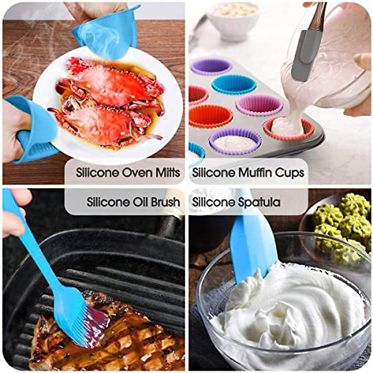 8 Inch Air Fryer Accessories, XL Air Fryer Accessories with Recipe Cookbook for Air Fryer Oven Microwave Air Fryer Accessories