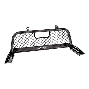 Dee Zee DZ95050RB Gloss Black Aluminum Mesh Cab Rack