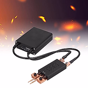 Battery Spot Welder 9 Gears Portable Pulse Welding Machine for Cylindrical Batteries Metal Hydride Batteries (US PLUG)