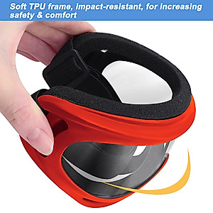 POKONBOY 4 Pack Protective Goggles Safety Glasses Eyewear Compatible with Nerf Guns for Kids Teens Game Battle (4 Colors)