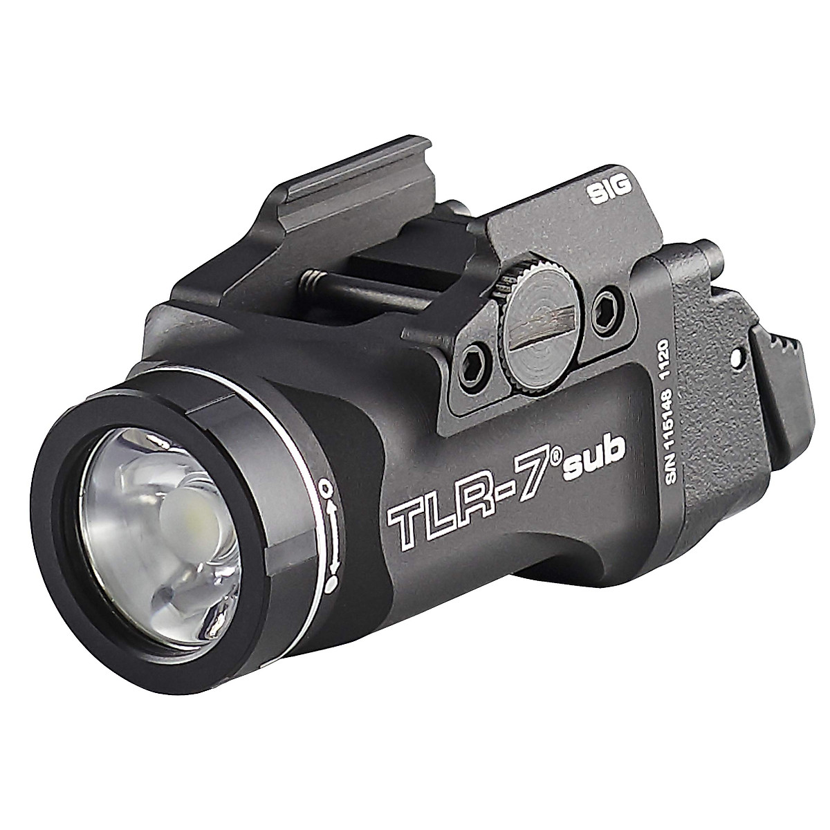 Streamlight 69401 TLR-7 Sub 500-Lumen Pistol Light Without Laser Designed Exclusively and Solely for Railed Sig Sauer P365 & P365 XL, Includes Mounting Kit, and Key, Black