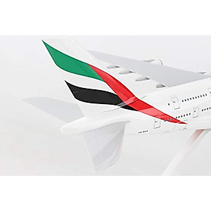 Daron Skymarks Emirates A380-800 Airplane Model Building Kit with Gear, 1/200-Scale