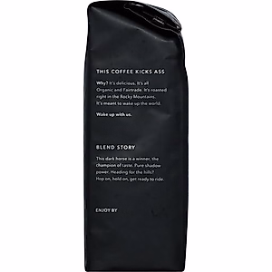 Kicking Horse Coffee, 454 Horse Power, Dark Roast, Whole Bean, 10 oz - Certified Organic, Fairtrade, Kosher Coffee