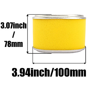 LIYYDS Filter for GX240 GX270 8HP 9HP 291105 5266721 2893899 7460967 17210-ZE2-505 17210-ZE2-515 17210-ZE2-821 17210-ZE2-822 17210-ZE2-882 100-818 Lesco 014945 Oregon 30-406 Rotary 15-1402 19-6692