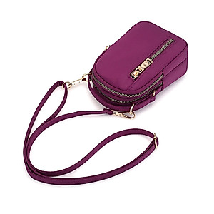 Activane Small Bag for Women Shoulder Bag with Detachable Strap for Passport Cell Phone