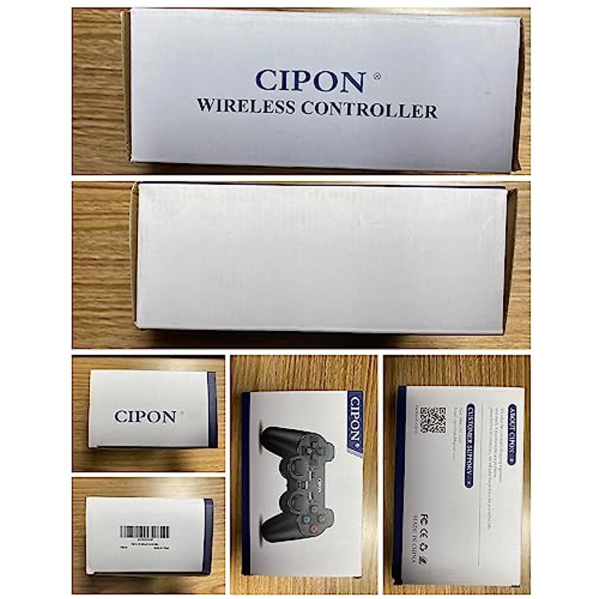 Cipon Wired Controller Compatible with PS-2 Console, Black Remote Gamepad with 2.2M Cable