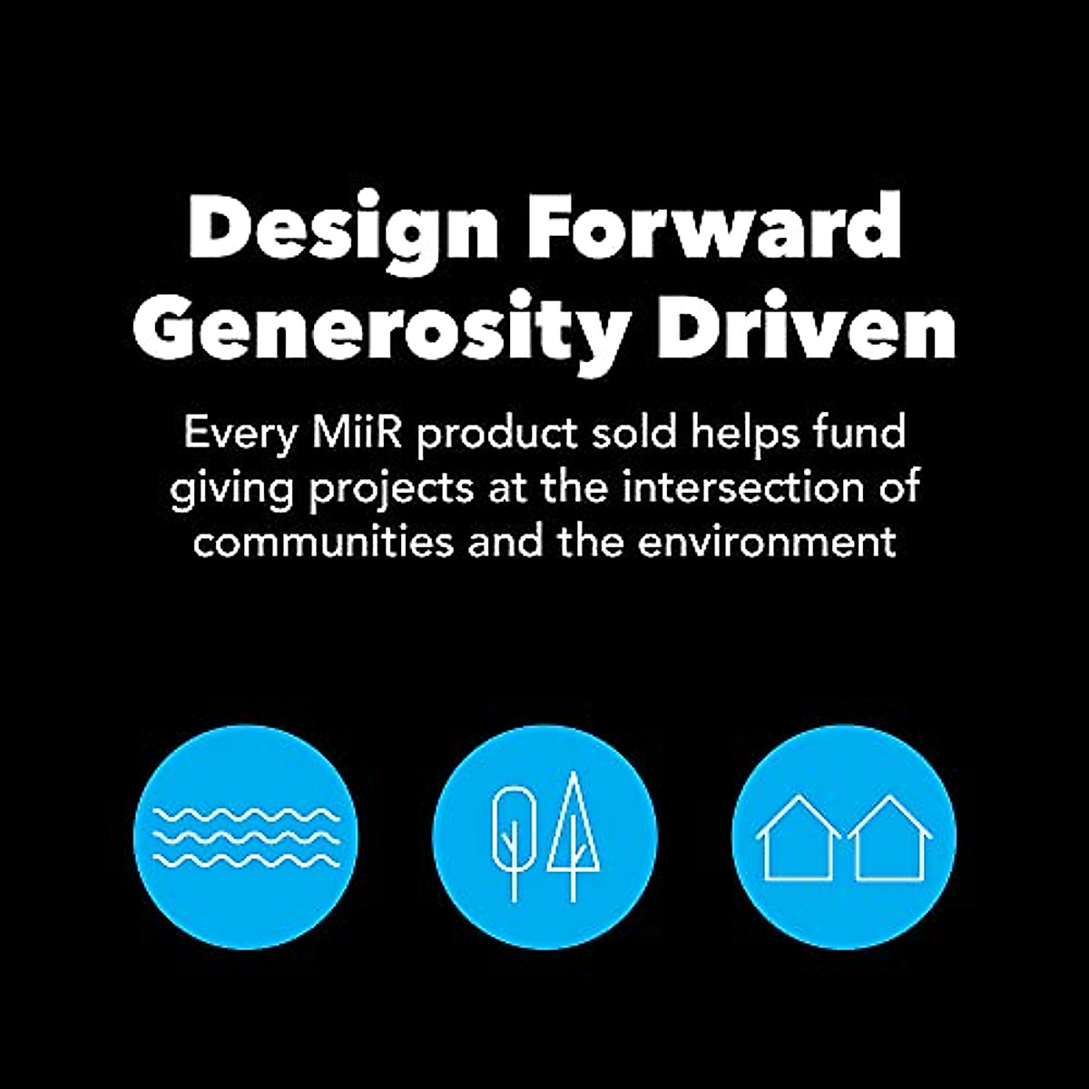 MiiR, Airtight Coffee Canister, Portable Storage for Coffee, Tea, and More, Stainless Steel Construction, Black