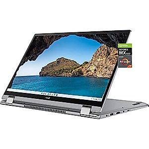 ASUS 2023 Newest Zenbook 2-in-1 Laptop, 15.6 Inch FHD Touchscreen Display, AMD Ryzen 7-5700U Processor, 8GB RAM, 1TB SSD, NVIDIA GeForce MX450 Graphics, Wi-Fi, Windows 11 Home, Bundle with JAWFOAL