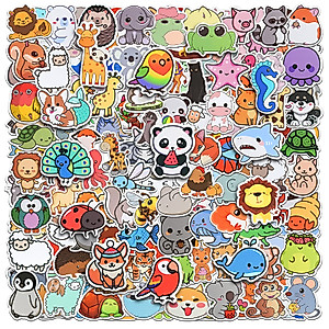 200Pcs Cute Animal Stickers for Kids, Water Bottle Stickers Waterproof Vinyl Stickers, Cute Kawaii Stickers for Teens Girls Boys, Laptop Sticker Pack for Skateboard Snowboard