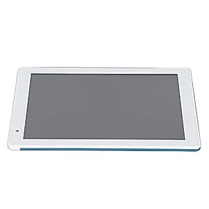 Qiilu 8Inch Tablet 4Gb 64Gb Ram Dual Sim Dual Tablets Standby 8000Mah Battery 1920X1080 Dual Camera Mtk6592 Processor WiFi Tablet 10to240V Black (Blue)