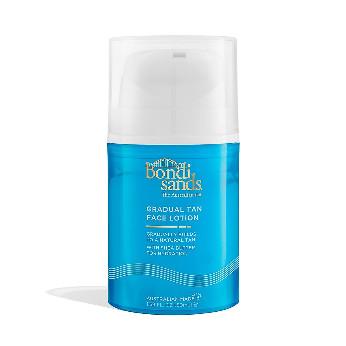 Bondi Sands Gradual Tanning Face Lotion | Enriched with Shea Butter, Develops to a Gradual Tan for Nourished, Glowing Skin | 150 mL, 5.07 Fl. Oz.