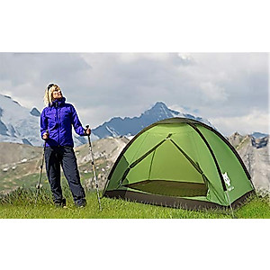 Night Cat Backpacking Tent for 1 2 People Camping Tent for Adults Scouts Kids Waterproof Roomy Lightweight Compact with Carrying Bag