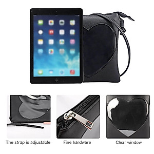 STEAMEDBUN Ita Bag Crossbody Heart Shaped Small Ita Purse Pin Bag for Anime