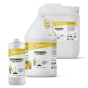 Chemfulfill 200 Proof Ethanol – Ethanol (100% EtOH Denatured) (5-Gallon (640 fl oz))