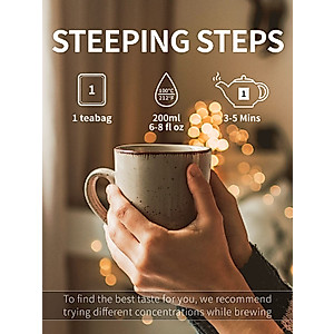 TeeLux Decaf Green Tea Bags, Pure Decaffeinated Green Tea, Super Antioxidant, 100 Count Tea Bags for Hot & Iced Tea