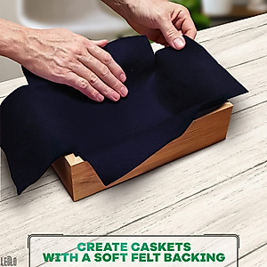 Black Felt Sheets with Adhesive Backing - 12Pcs Sticky Felt Sheets Adhesive Backed Craft Supply Box Liner Jewelry Furniture Felt Fabric Sheets - A4 Size Art Craft Felt Sheets Adhesive Felt Sheets