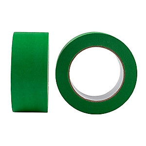 Lichamp 4 Pack Green Painters Tape 2 inch Wide, Medium Adhesive Green Masking Tape Bulk Multi Pack, 2 inch x 55 Yards x 4 Rolls (220 Total Yards)