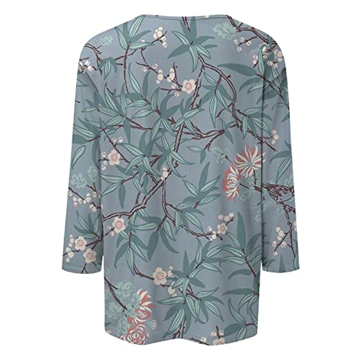 Womens Tops 3/4 Length Sleeves Dressy Casual Womens Tops 3/4 Length Sleeves Tunic Shirts for Women Things Fall by Chinua Achebe Gold Tank Top Women Halloween Town Tops for Women Green Tops