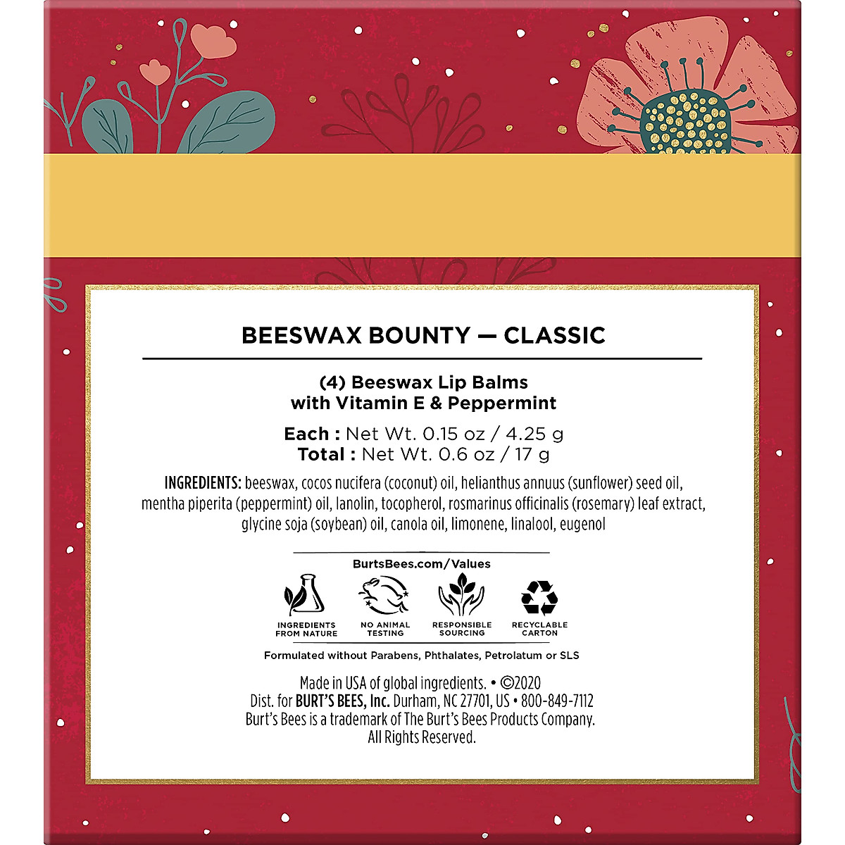 Burt’s Bees Beeswax Bounty Classic Set