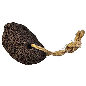 Natural Elephant Natural Volcanic Lava Pumice Stone Callus and Foot Pedicure Rock Scrub Packs (Single Pumice Stone)