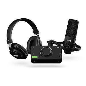 Audient EVO4SRB Start Recording Bundle - 2x2 USB/iOS Recording System