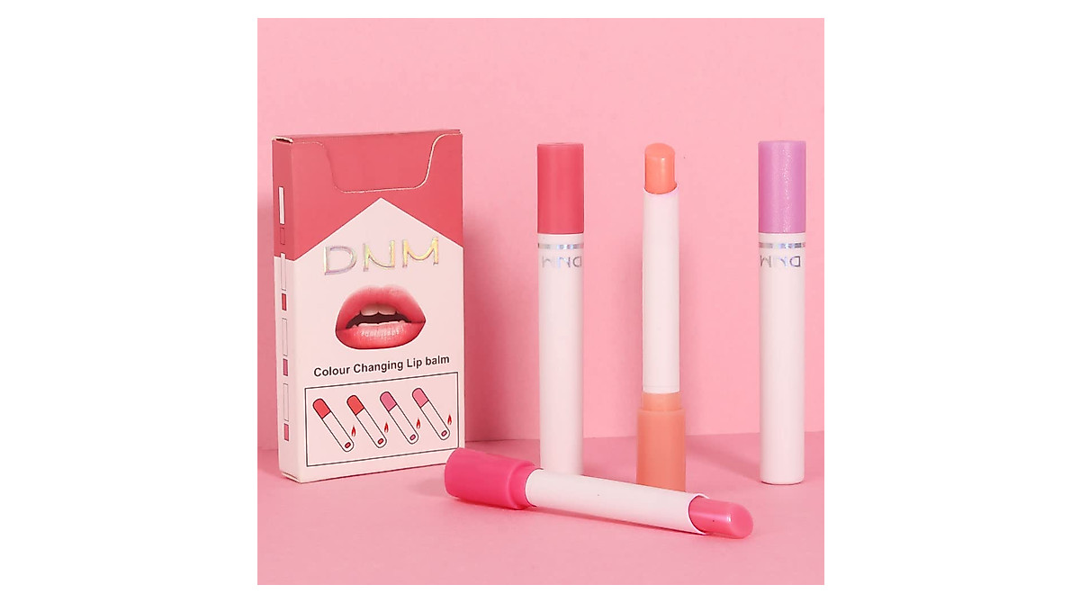 BINGBRUSH 4Pcs Color Changing Lipstick,Smoke Pipe PH Mood Long Lasting ...