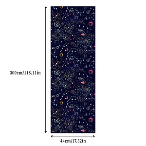 Qoubao Stars Constellations Peel and Stick Wallpaper for Nursery Kids Boys Girls Room Wall Decoration Astronomy Art Mural Removable