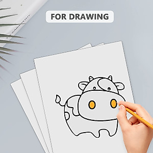 Somime 25 Pack Backing Boards Only - 5x7 Uncut White Mats Matboards, Acid Free Backerboards for Art Prints, Ideal for Photos/Pictures/Prints/Frames/Arts