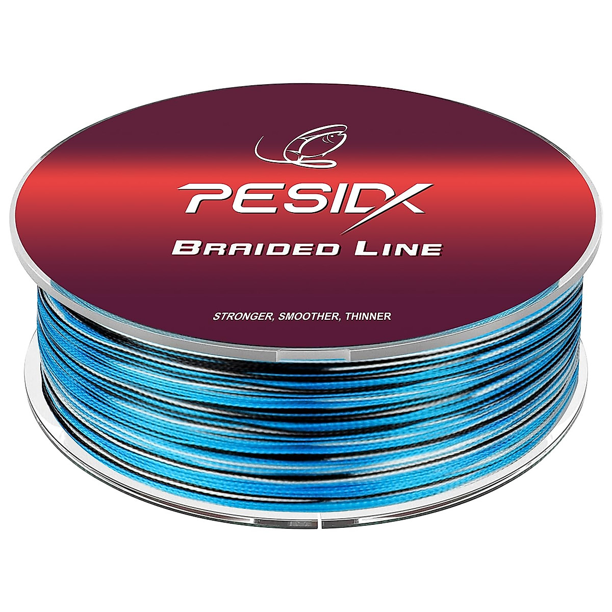 Pesidx Braided Fishing Line, Abrasion Resistant Braided Lines, High Sensitivity and Zero Stretch, 4 Strands to 8 Strands with Smaller Diameter