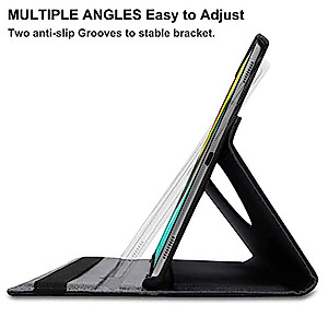 Case for Samsung Galaxy Tab S5e 10.5 inch 2019 (SM-T720 T725 T727) - 360 Degree Rotating Stand Case Full Protective Smart Cover,Bonus Stylus Pen,Screen Film (Black)