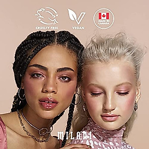 Milani Cheek Kiss Liquid Blush Makeup - Blendable & Buildable Cheek Blush, Lightweight Liquid Blusher and Cheek Color (Pink Flirt)