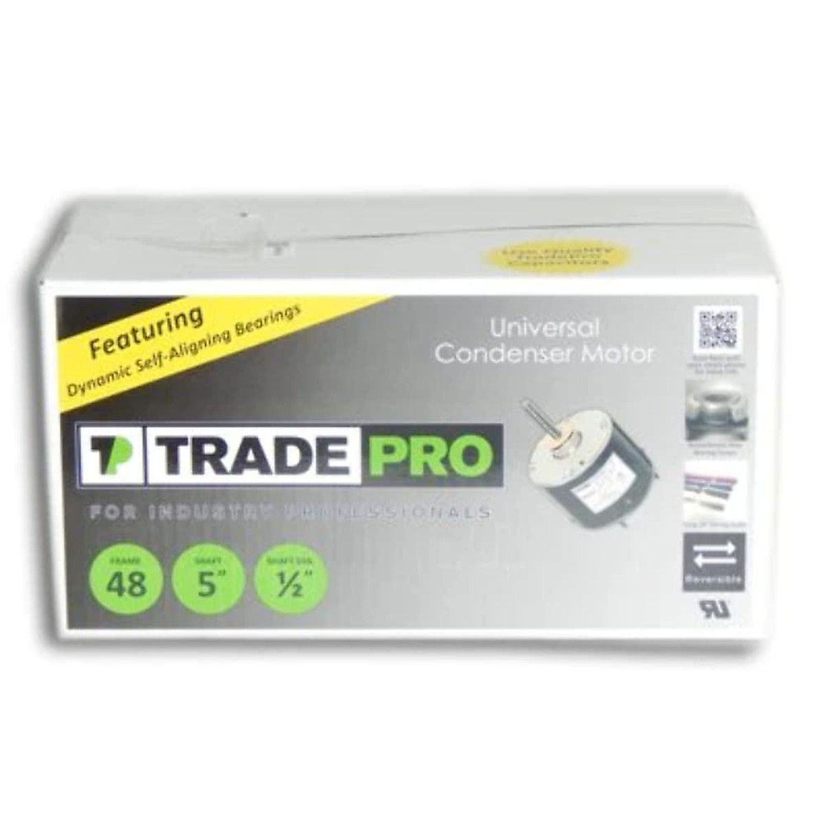 1/4 HP Single Speed 1075 RPM 230V Condenser Fan Motor