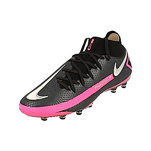 Nike Phantom GT Elite DF AG-Pro Mens Football Boots CW6592 Sneakers Shoes (UK 7 US 8 EU 41, Black Metallic Silver 006)