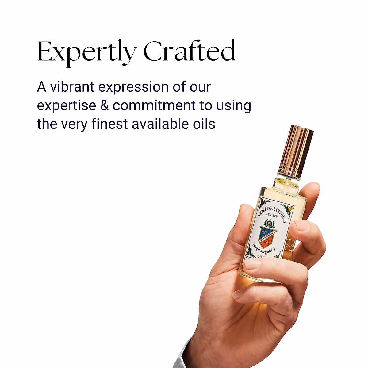 Caswell-Massey Newport Gold Cap Cologne, Men’s Cologne with an Original American Seaside Cologne, Fresh, Cool & Ocean-Inspired, 3 Fl Oz