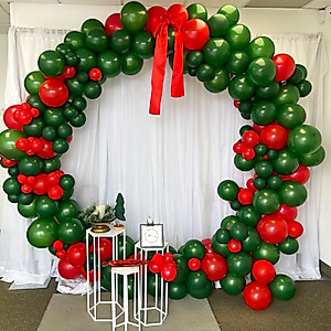 RUBFAC Round Balloon Arch Stand, 78.7 Inches Reusable Round Backdrop Stand Kit with Balloon Tools, Balloon Arch Frame for Wedding Birthday Baby Shower Photo Background Party Decoration