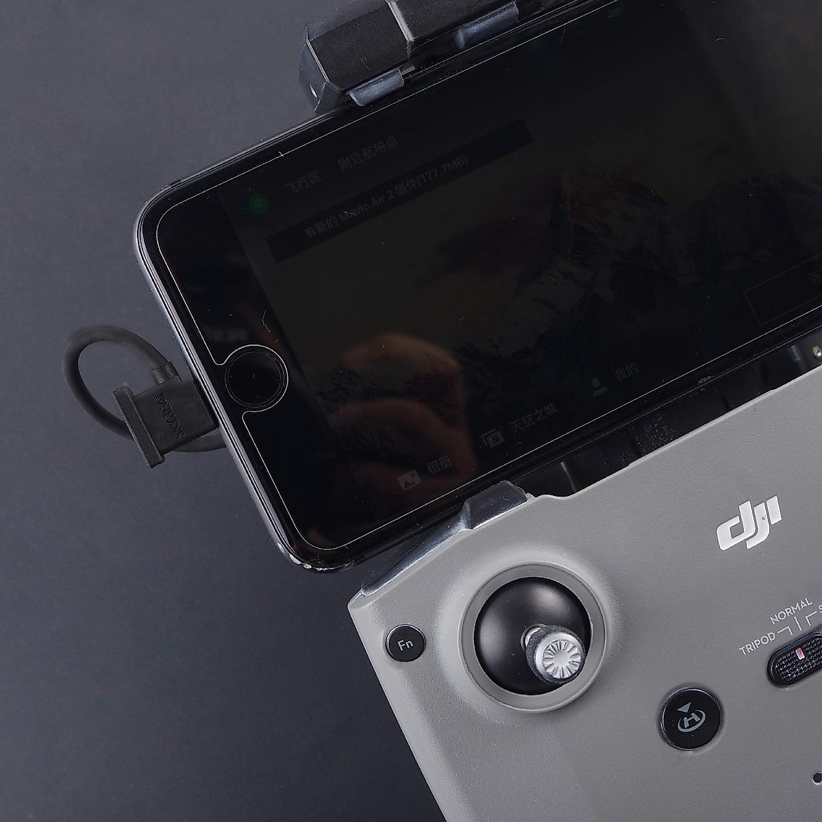 Skyreat 1.14 ft / 35 cm USB C to iOS Phone Cable Cord,Right Size Angle for DJI Mini 2/3 Pro/Mavic Air 2 / Mavic 3 Remote Controller & iPhone,iPad Devices