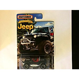 MATCHBOX JEEP ANNIVERSARY EDITION BLACK JEEP HURRICANE
