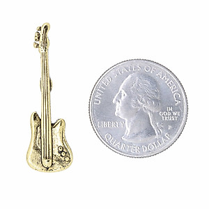 Jim Clift Design Electric Guitar Gold Lapel Pin - 75 Count