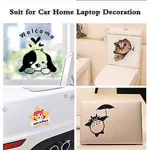 Meitinalife Kids on Board Stickers Baby ON Board Funny Car Stickers and Decals Baby in Car Styling Bumper Sticker Windshield Window Vinyl Decal for Car Body Door Decoration 5.27"x6.69" (5)