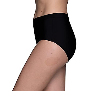 Vanity Fair Women's Beyond Comfort Brief Panties, Silky Stretch-Black, 9