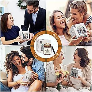 Candles for Home Scented, 60 Burn Hours 9oz Scented Candles Gift for Women, Stress Relief Gifts, Birthday Gifts (Cream Orange)