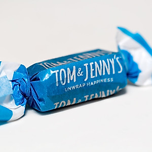 Tom & Jenny's Sugar Free Candy (Soft Caramel) with Sea Salt and Vanilla - Low Net Carb Keto Candy - with Xylitol and Maltitol - (Classic Caramel, 1-pack)