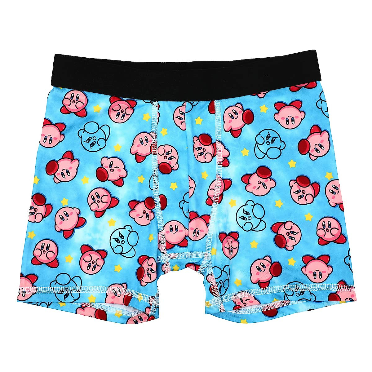 Kirby Character Print Multipack Boy's Boxer Briefs-Size-10 Multicolored