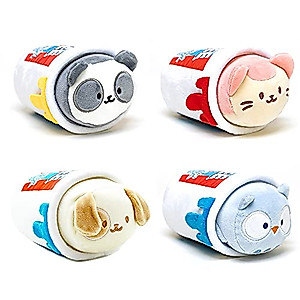 Anirollz 6" Official ICEE Cup Stuffed Animal Plush Toy |Soft, Squishy, Warm, Cute, Comfort, Safe| Pillow with Kitty Bunny Fox Panda Chicken Owl - Birthday Graduation Gift - Puppiroll